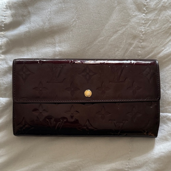 Louis Vuitton | Bags | Louis Vuitton Dark Burgundy Wallet | Poshmark